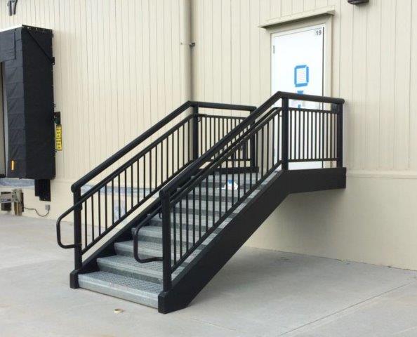 Heavy-Duty Loading Dock Stairs Built On Time